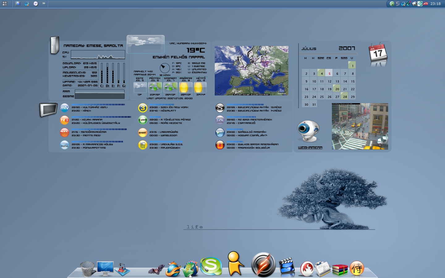 ใครใช้โปรแกรม Serious Samurize (แต่งหน้าจอ)เป็นช่วยแนะนำทีครับผม - Overclockzone.com ชุมชนคนไอที ...